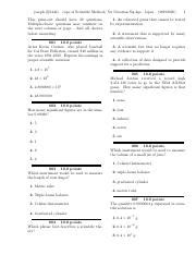 Copy Of Scientific Method Sci Notation Sig Figs Problems Pdf Joseph Lj9344 Copy Of