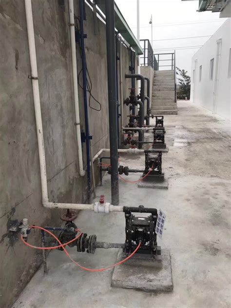 폐수 처리 기업을 위한 고압 압축 공기를 넣은 격막 펌프