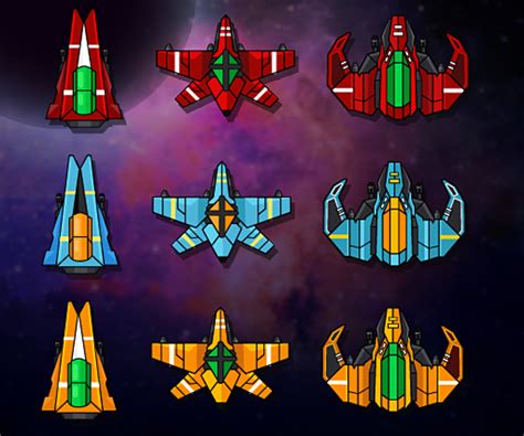 2d Spaceship Pack