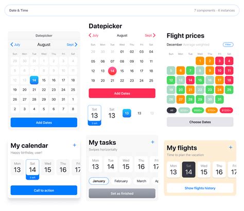 Figma IOS Components Design Kit Team Library UI Behance