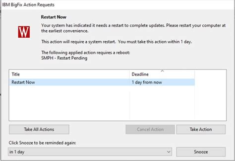 Restart Reminder Notification SMPH Informatics And Information Technology UWMadison