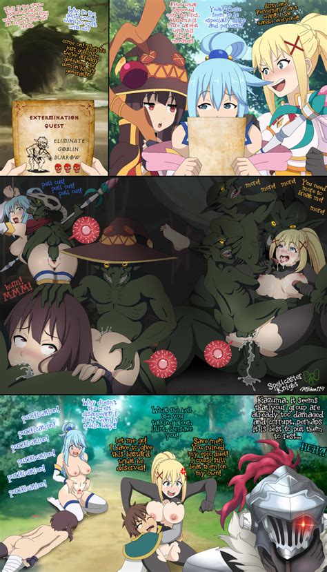 Mbhen114 Spellcaster Knight Aqua Konosuba Darkness Konosuba Goblin Shaman Goblin Slayer