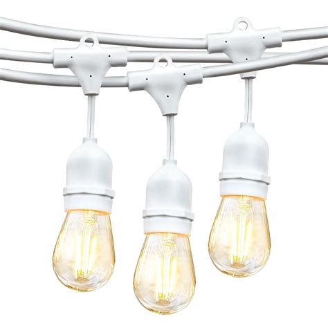 Brightech Ambience Pro Led Outdoor String Lights 48 Ft Waterproof