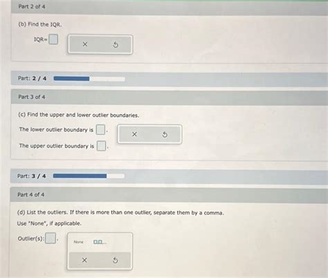 solved for the data set part 0 4 part 1 of 4 a find the