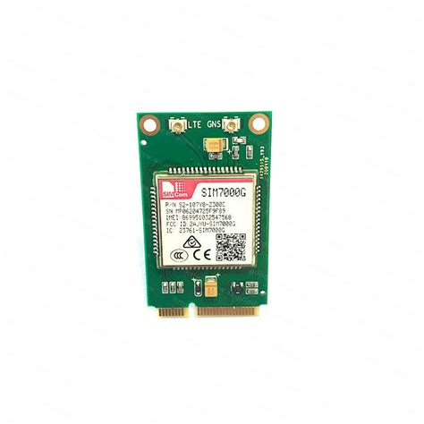 Simcom Sim7000g Lte Cat M1 And Nb Iot And Rand Lcc Module Wireless Sim7000g
