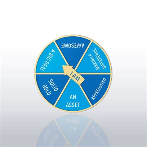Positive Vibes Spinner Lapel Pin Baudville