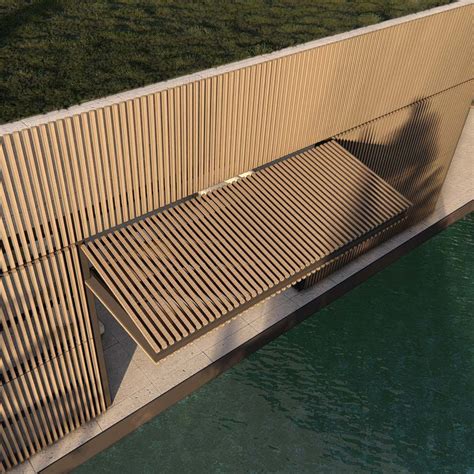 Motorized Knee Type Opening External Sun Shading Devices By Carminati