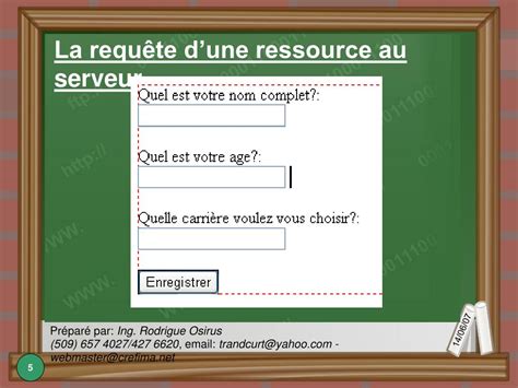 ppt programmation web coté server avec php mysql powerpoint