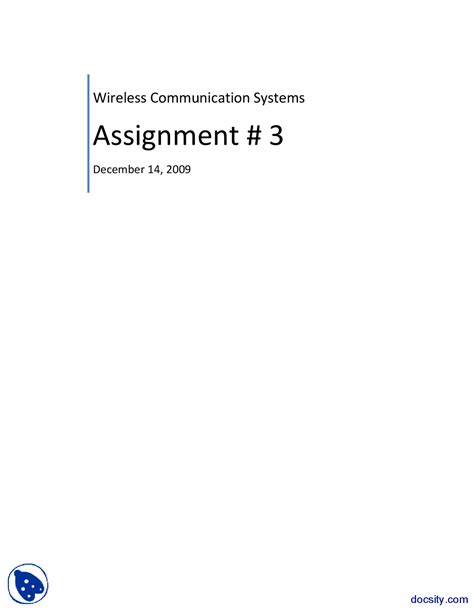 Ber For The Bpsk Modulation Wireless Communication Systems Assignment Docsity