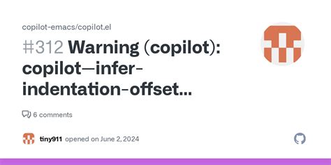 Warning Copilot Copilot Infer Indentation Offset Found No Mode