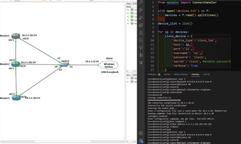 Accomplished Ospf Lab With Python Scripting Syeda Hassan