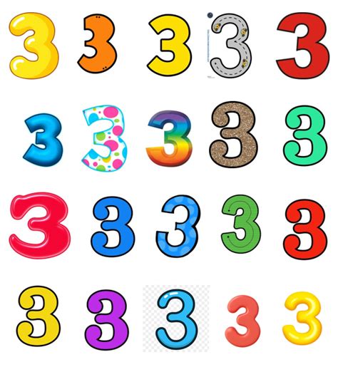 Numeros 4 Para Imprimir