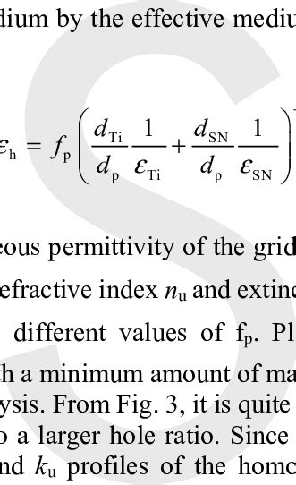 B Shows The Metal Dielectric Bilayers Approximated By A Single Download Scientific Diagram