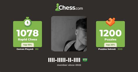 Luís Gustavo Llll Lllll Ll Llll Chess Profile