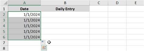 How To Insert Dates In Excel Automatically Easily Spreadsheeto