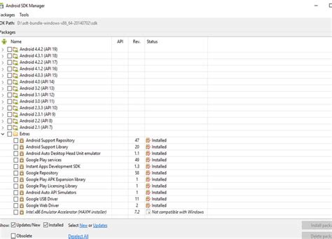 Eclipse Install Intel Haxm Android Stack Overflow