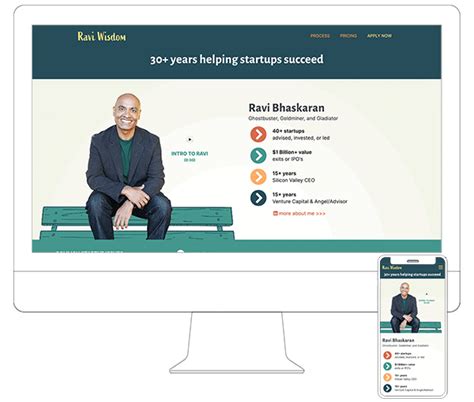 scrolling website raviwisdom artsdötter
