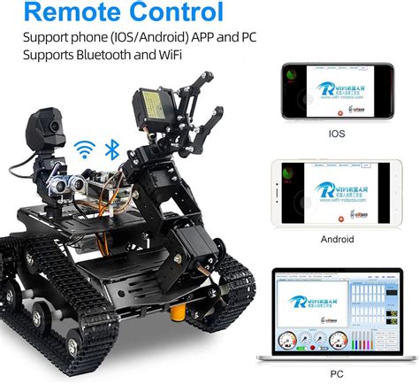 Xiaor Geek Raspberry Pi Kit De Robot Inteligente Wifi Kit De Chasis
