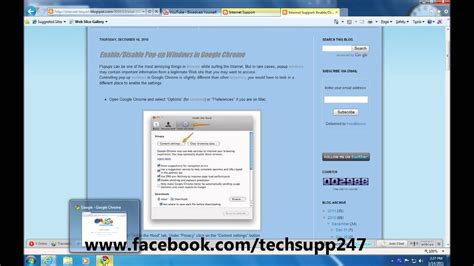 How To Disable Pop Ups In Google Chrome YouTube