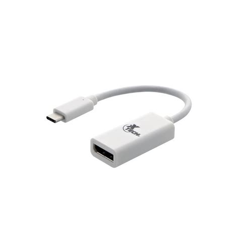 Xtech Display Adapter Usb Type C Male Displayport Female 10 Cm 4k