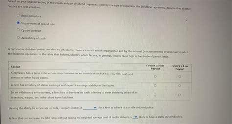 Solved Based On Your Understanding Of The Constraints On