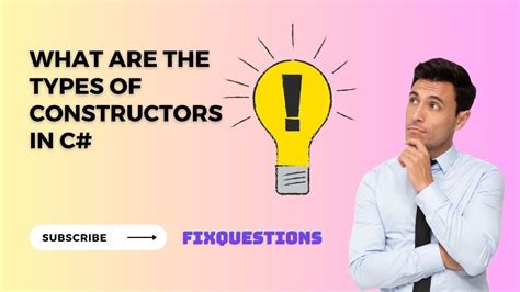 What Are The Types Of Constructors In C How Different Constructors Works In C YouTube