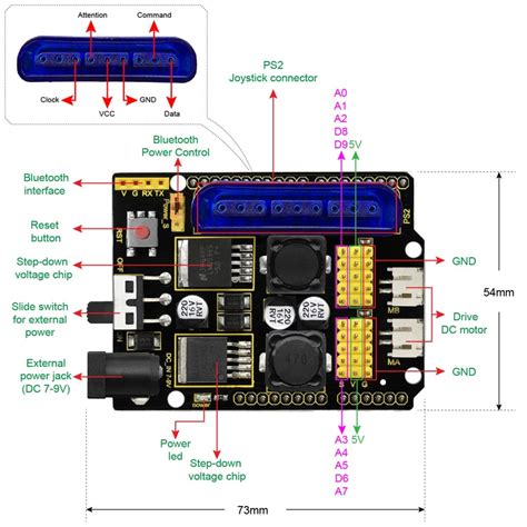 Keyestudio Arm Robot Kit Styr Med Joystick Och App Kompatibel Med Arduino HiTechChain
