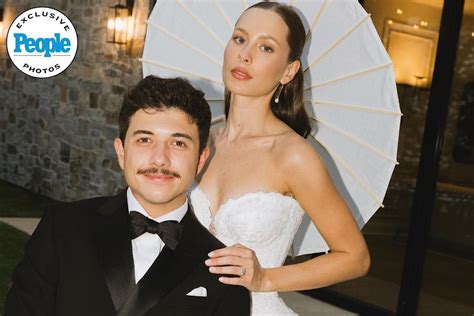 Natasha Bure And Bradley Steven Perry Are Married Inside Their Romantic Garden Wedding In
