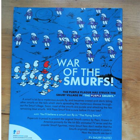 Smurfs Comic The Purple Smurfs Bajet20 Hobbies And Toys Books