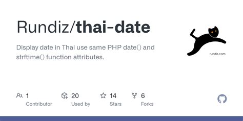 Github Rundizthai Date Display Date In Thai Use Same Php Date And