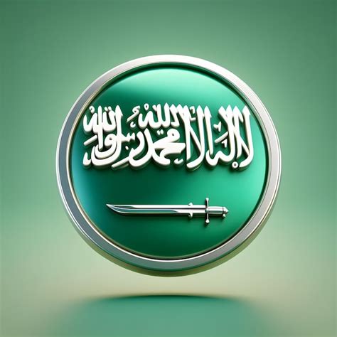 Premium Photo Saudi Arabia Flag Design Icon Ai Generator