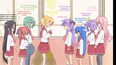 Lucky Star Diaper Girls By Qmpzal105 On Deviantart