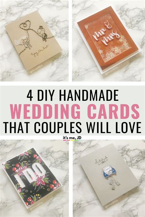 4 Handmade Wedding Cards Ideas That Couples Will Love Weddingcard