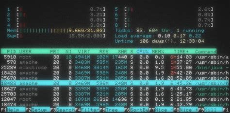 Htop LinuxReviews