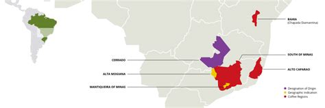 Main Coffee Producing Regions Of Brazil Minas Hill Coffee