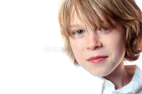Portrait Eines Jungen Mannes Stockbild Bild Von Getrennt Junge 553043