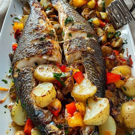 Easy Oven Baked Branzino With Veggies Culinary Spots
