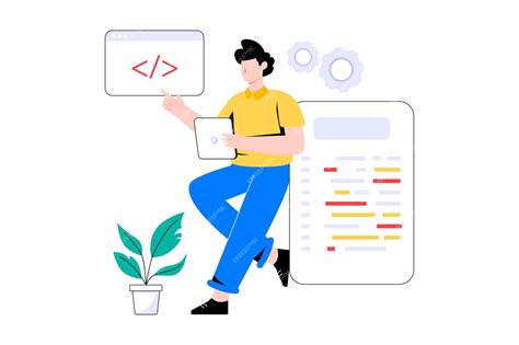 Premium Vector App Development Flat Style Design Vector Illustration
