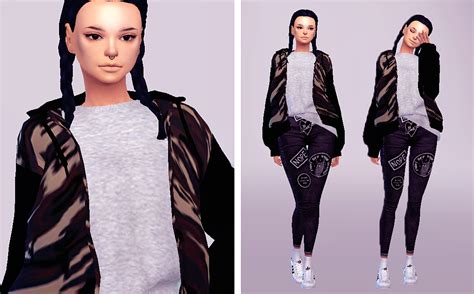 Sims4lifecc — The Sofia Sims • Lookbook 20 Black