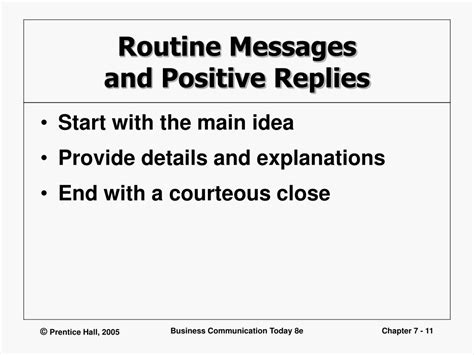 Ppt Writing Routine Messages Powerpoint Presentation Free Download Id 506722