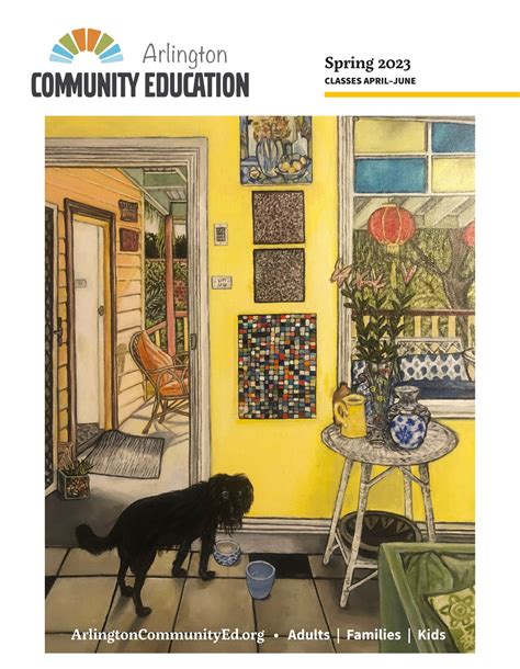 Arlington Community Education Spring 2023 Catalog Page 1