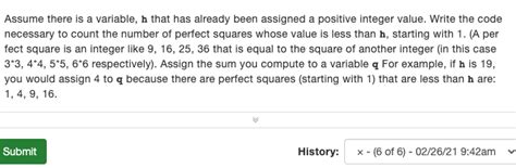 Answered Assume There Is A Variable H That Has Bartleby