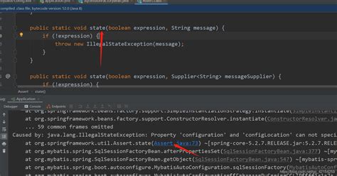 Springboot整合mybatis配置异常property ‘configuration‘and‘configlocation