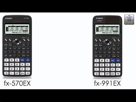 Difference Between Casio Classwiz Fx EX Fx EX One Key Differen Calculator Casio