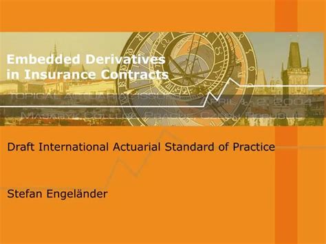 Ppt Embedded Derivatives In Insurance Contracts Powerpoint