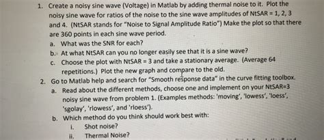Create A Noisy Sine Wave Voltage In Matlab By