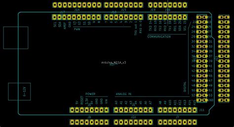 Arduino Mega Footprint Proteus Pcb Circuits Altium Arduino Shield