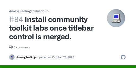 Install Community Toolkit Labs Once Titlebar Control Is Merged · Issue