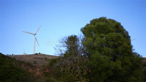 Green Energy Source Sustainable Power Generating Efficient Windmill Turbines Stock Video