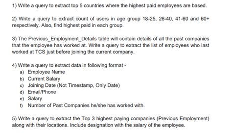 Sql Employee Database Querying Questions Stack Overflow